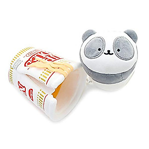 Anirollz x Nissin Cupnoodle Pandaroll 6" Blanket Plush Soft Squishy Stuffed Animal Panda