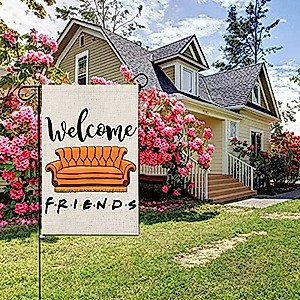 Fri Themed Welcome Home Decor Garden Flag Yard Porch House Flag for Outside Decoration (Welcome Fri)