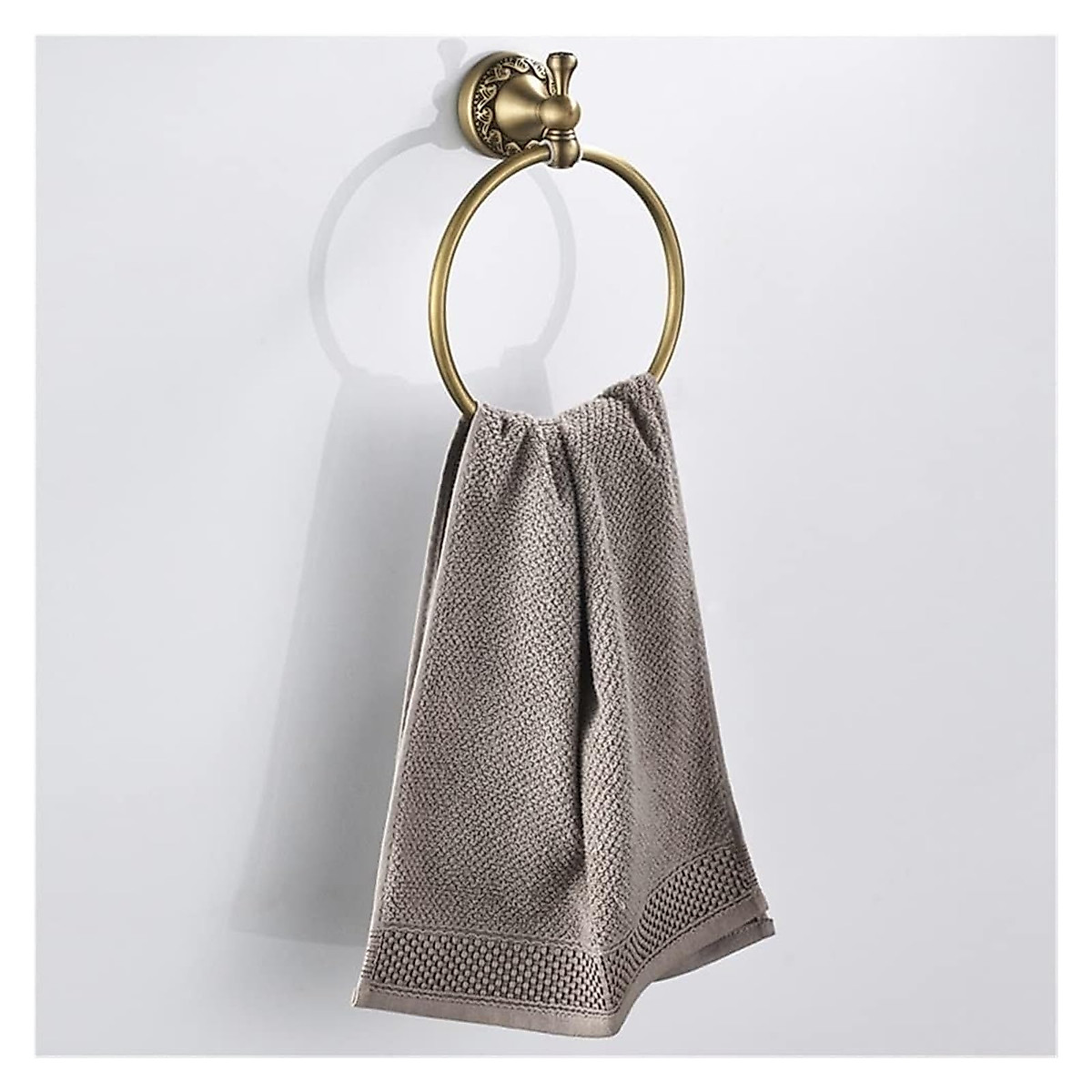 Towel Racks Bath Towel Holder,Hand Towel,European Antique Brass Towel,Retro Towel Rack,Hardware,Wall Mounted Hanging Rack for Toilet Kitchen