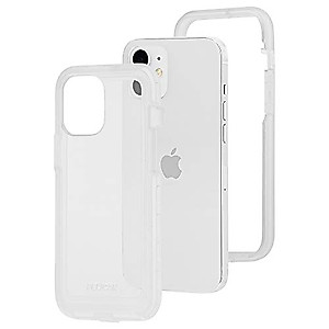 Pelican - VOYAGER Series - Case for iPhone 12 Mini (5G) - Military Drop Protection - Holster - 5.4 Inch - Clear