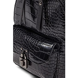 Steve Madden Jake-C Croco Mini Backpack Black One Size