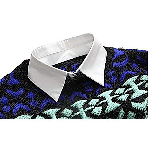 Psivika Women's Girls Faux Collar Detachable Blouse Shirt Collar Lapel Choker Faux Collar Choker