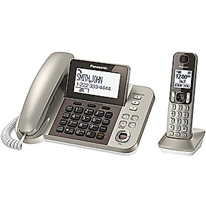 Panasonic KXTGF350N Dect 1-Handset Landline Telephone (Renewed)