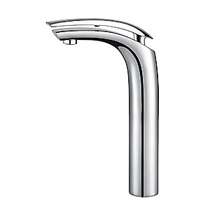 Dowell Modern Tall Vessel Sink Faucet - Single Handle, One Hole Bathroom Vanity Faucet,Chrome 8001 018 01
