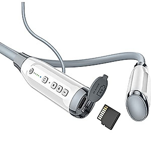 XWQ Bluetooth Headphones Neckband Wireless HeadsetTF Card can be insertedwith MP3function100 Hours Long Battery Life Built-in Noise Cancelling Microphone Semi-in Running,Driving,Working