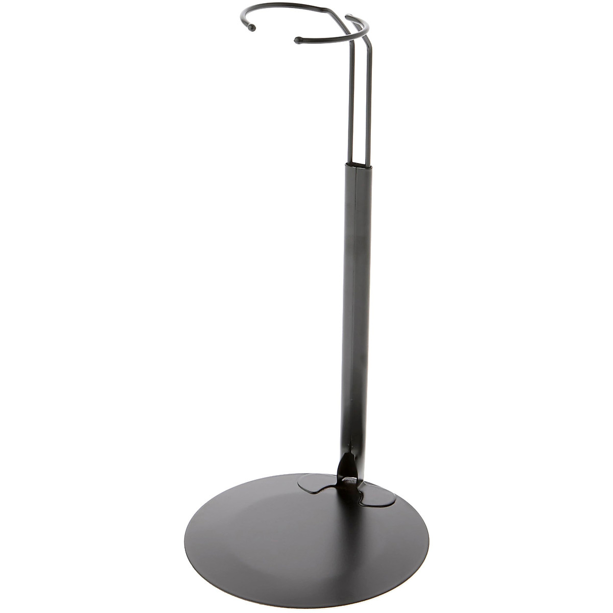 Plymor DSP-10B Black Adjustable Doll Stand, fits 16, 17, 18, 19, 20, 21, 22, 23, and 24 inch Dolls or Action Figures, Waist is 2.5 to 3.5 inches Wide, 7 to 9 inches Around, Pack of 6