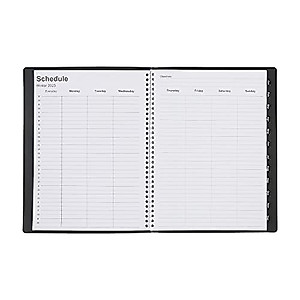 2023 Staples 8-Inch X 11-Inch Monthly Planner, Black (Tr52184-23)