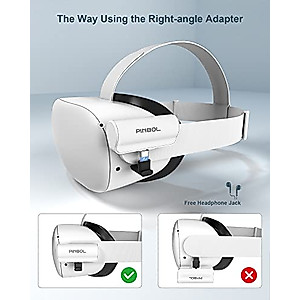 PINBOL Power Bank Battery Pack for Oculus Quest and Quest 2, Portable and Fast Charging Extended Battery, Lightweight Battery Pack for Extra Play Time, 3300mAh