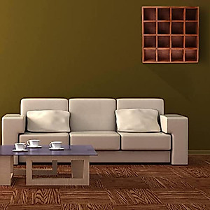 Fityle Home Storage Cabinet Cubby Wall Mount Shelf Grids for Displaying Collection