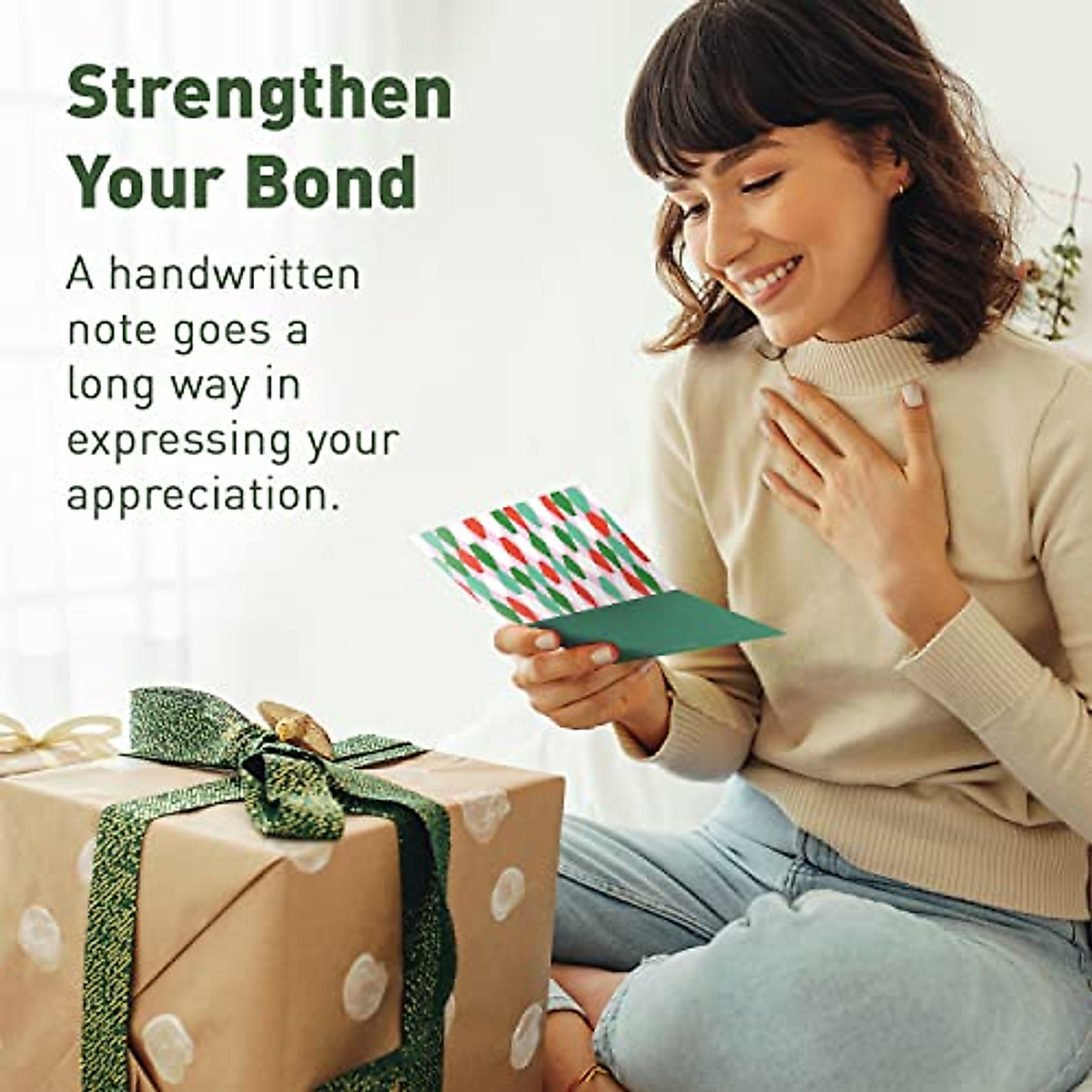 S&O Blank Cards for All Occasions in One Box Set - Blank Notecards with Envelopes for Handwritten Messages - All Occasion Cards Assortment Box with Envelopes - 100 Vibrant Notecards and Envelopes Set