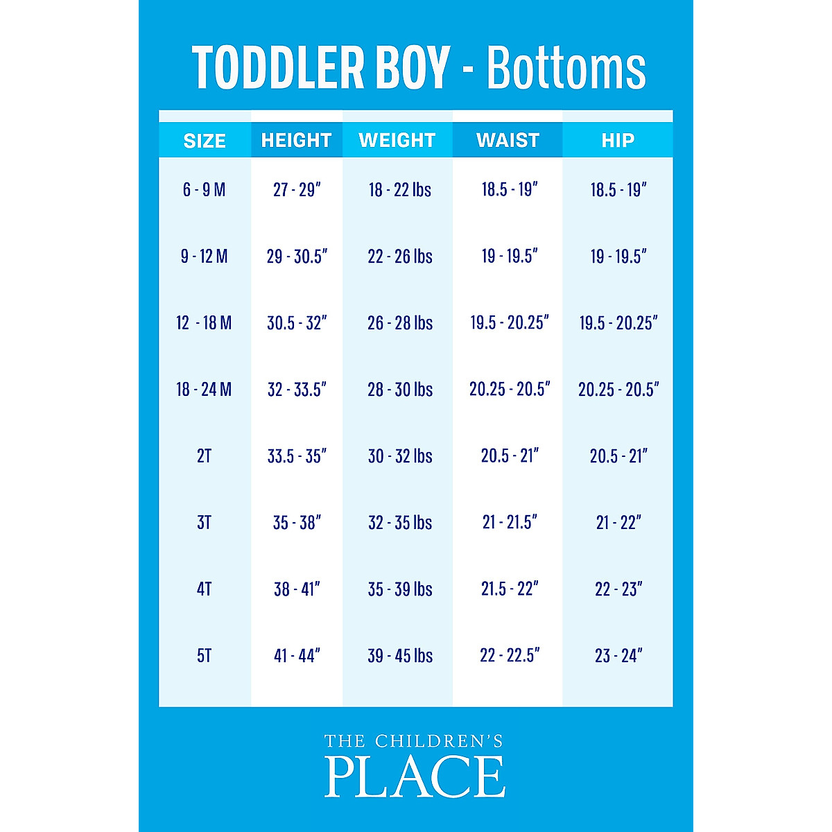 The Children's Place Baby Boys and Toddler Boys Basic Bootcut Jeans, Tide Pool, 4T