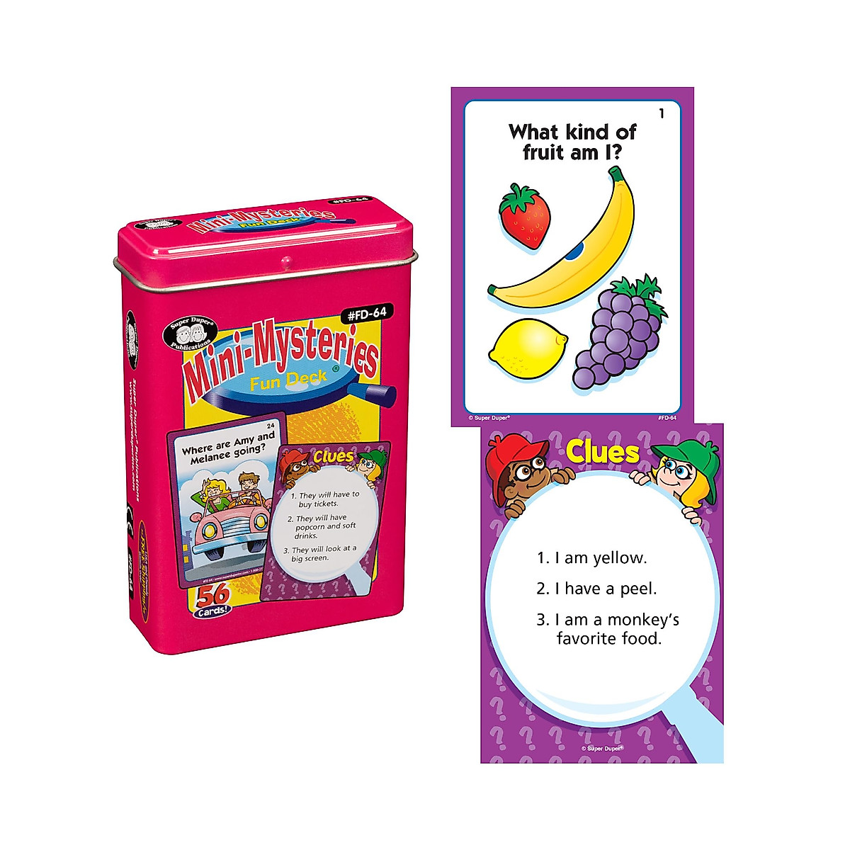Super Duper Publications | Mini-Mysteries Fun Deck Flash Cards | Educational Learning Resource for Children