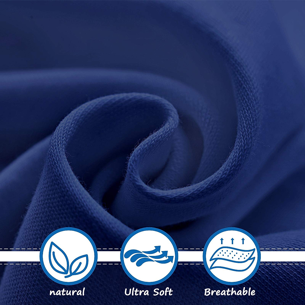 Crib Sheets for Boys,2 Pack Fitted Crib Sheet Set, Soft Microfiber Baby Sheets for Standard Crib and Toddler Mattresses, 28''x52'',Grey and Navy