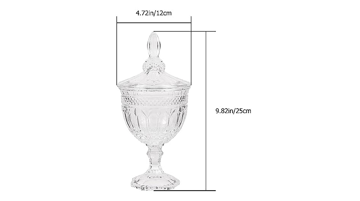 Elegant DOITOOL Glass Candy Dish for All Occasions