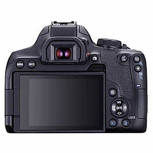 Canon EOS 850D (Rebel T8i) DSLR Camera w/EF-S 18-55mm f/3.5-5.6 III + EF-S 55-250mm f/4-5.6 is STM + 500mm f/8 Focus Lenses + 2X 64GB Memory + Case + Filters + Tripod + More (35pc Bundle)