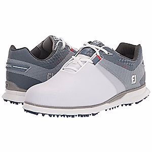 FootJoy Men's Pro|sl Sport Golf Shoe, White/Blue Fog, 10