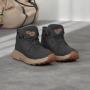 New Balance Men's Fresh Foam X Hierro Mid GTX V1 Trail Running Shoe, Black/Timberwolf, 13 Wide