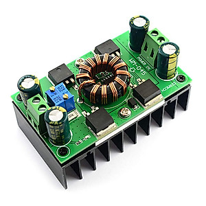 Auto Boost Buck Converter, 5A(Max 10A) DC 5V-30V to 1.25-30V Voltage Regulator Constant Voltage Constant Current CV CC Auto Step-Up/Down Boost Converter Solar Charging Power Supply Module 150W
