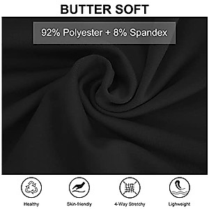 DIBAOLONG Womens High Waist Yoga Pants Cutout Ripped Tummy Control Workout Running Yoga Skinny Leggings Black L