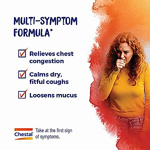 Boiron Chestal Pellets for Cough and Mucus Relief, Nasal or Chest Congestion, and Sore Throat Relief - 2 Count (160 Pellets)