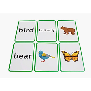 384 Concentration and Memory Matching Card Game Playing Cards - Includes Animals, Food, Family, and Much More