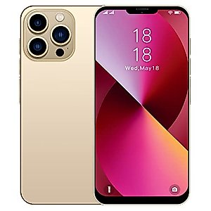 Unlocked Smartphone 6.7inch Cell Phone IP14pro 2+16GB HD Full Screen Straight Talk Phone Dual Sim Unlocked Android Phones Boost Mobile Phone (Gold)