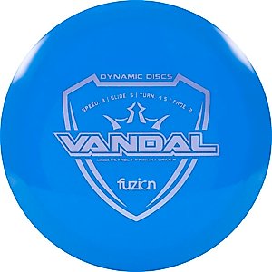 Dynamic Discs Fuzion Vandal Fairway Driver Golf Disc [Colors Will Vary] - 173-176g