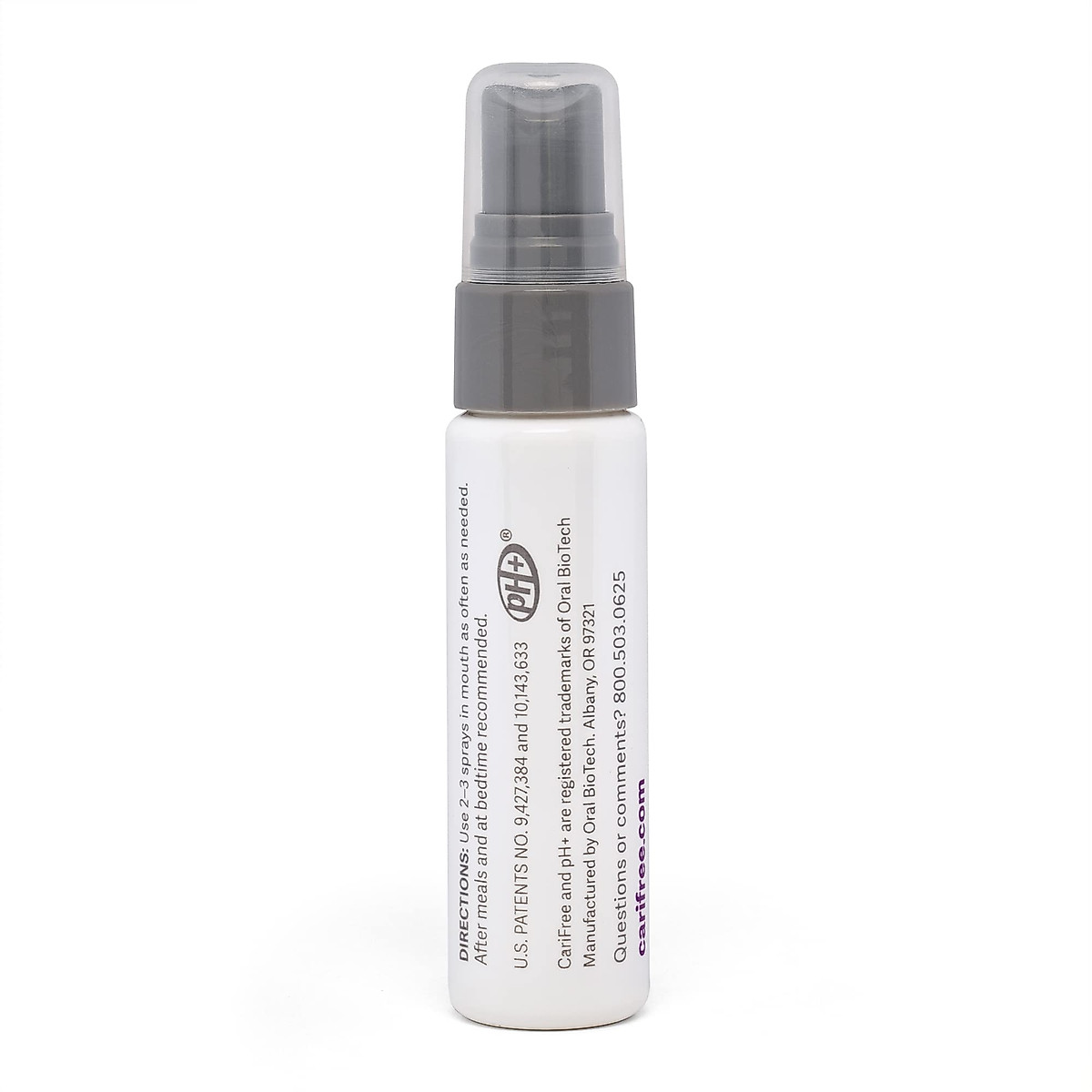 CariFree Oral Spray, Grape Flavored, Xylitol for Moisturization, Neutralizes pH, Fluoride-Free, Freshen Breath, Recommended by Dentists, Made in The U.S.A. 4 Bottles (1 fl. oz. Each)