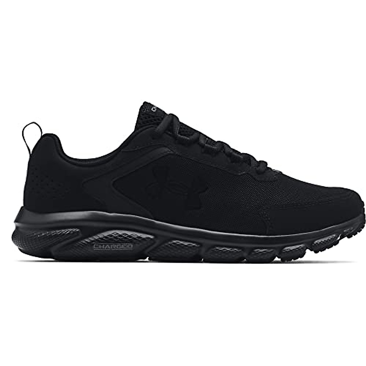 Under Armour Mens Charged Assert 9 Running Shoe, Black (002 Black, 10 US