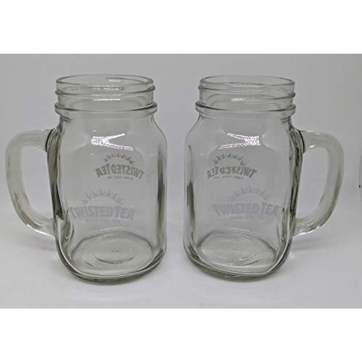 Twisted Tea 22oz Mason Jar Mugs | Set of Two (2)