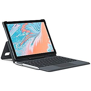 VASTKING KingPad K10 Pro 10.1" Octa-Core Tablet, 4GB RAM, 64GB Storage, Android 10, 1920x1200 Tablet with Keyboard and Stylus Pen, 60Hz Screen Rate, 13MP Rear Camera, 5G WiFi, GPS, Silver Grey
