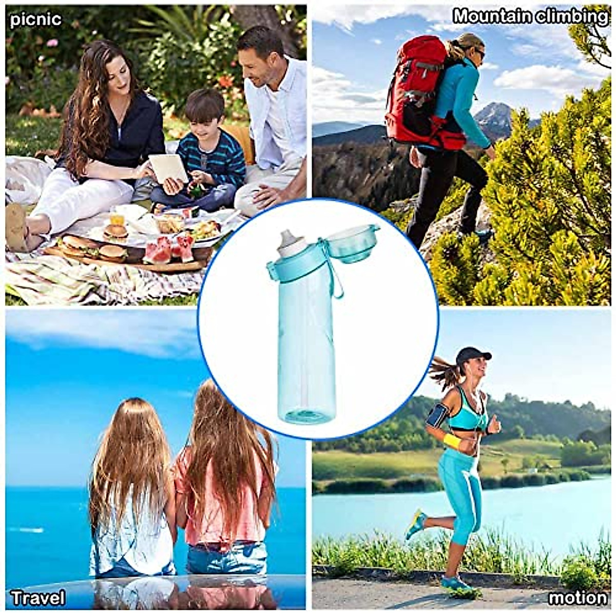 650ml Air Flavored Water Bottle Scent Up Water Cup Sports Water for Cir Sports Outdoor Bottle Suitable