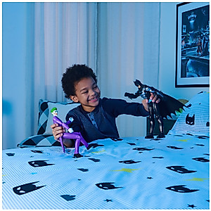 Batman 12-inch Bat-Tech Action Figure (Black/Blue Suit), Kids Toys for Boys Aged 3 and up