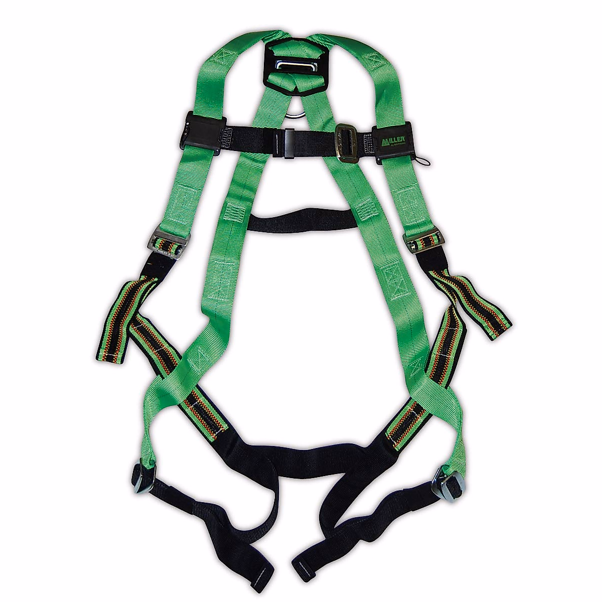 Honeywell Miller Fall Protection P950/UGN DuraFlex Python Harness w/Mating Buckle Leg Strap, Universal, Green