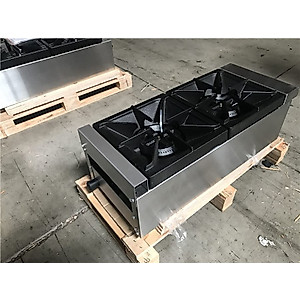 NSF Commercial Natural Gas Range/Hot Plate (2 Burner)