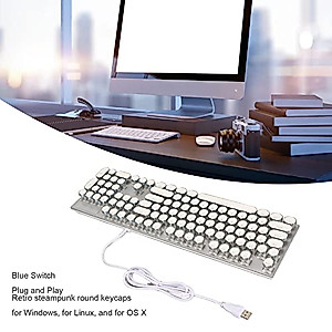 Mechanical Gaming Keyboard, Blue Switch Blue Switch Mechanical Keyboard for Blue Switch