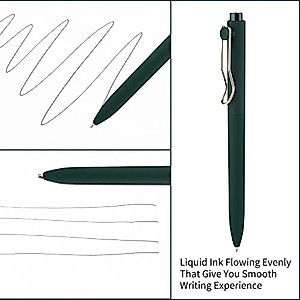 WY WENYUAN Black Pens, Fine Point Smooth Writing Pens, Personalized Ballpoint Pens Bulk, Flair Teacher Pens, Black Ink 1.0 mm Journaling Pen, Aesthetic Gift School Office Supplies for Note Taking