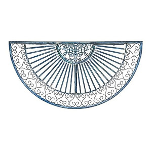 SAFAVIEH Outdoor Collection Annalise Victorian Antique Blue Accent Table