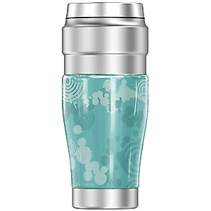 THERMOS Looney Tunes Bugs Bunny Circle Pattern STAINLESS KING Stainless Steel Travel Tumbler, Vacuum insulated & Double Wall, 16oz