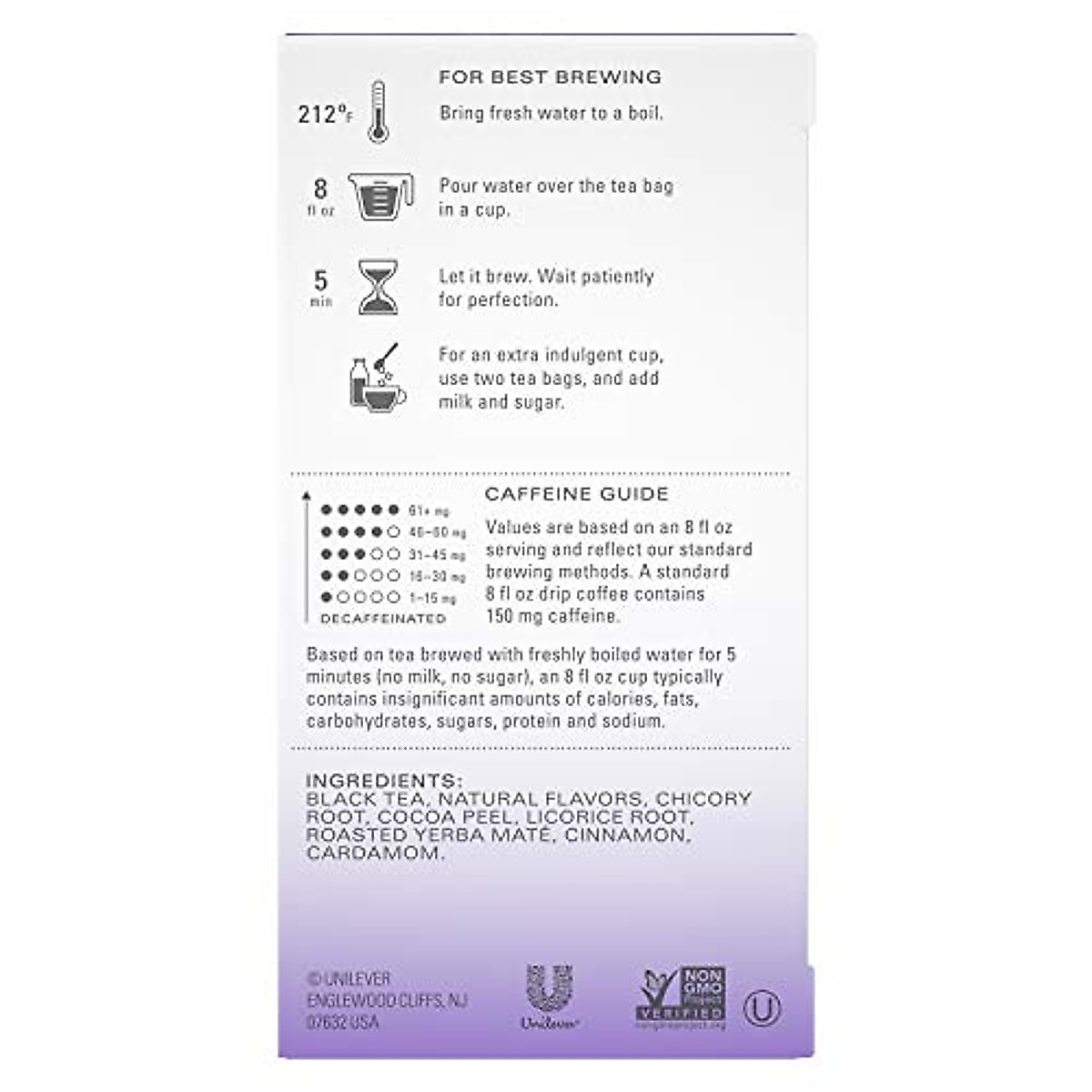 TAZO Dessert Delights Vanilla Bean Macaron Tea Bags, Sugar and Calorie Free, 15 Count (Pack of 6)