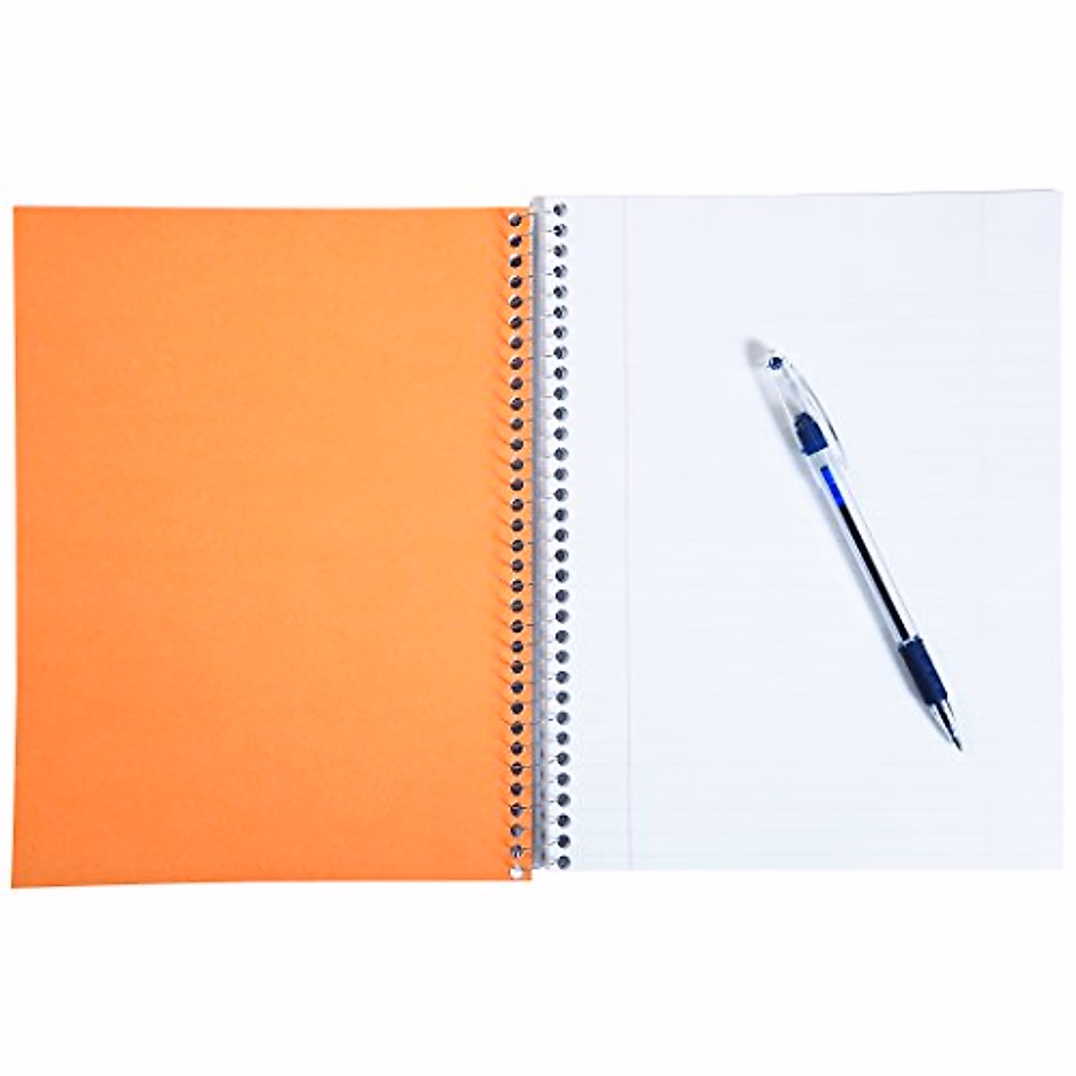 Mead Spiral Notebook, 3 Subject, Wide Ruled Paper, 120 Sheets, 10-1/2 x 7-1/2 inches, Color Selected For You (05746)