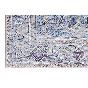 Perga Rugs Machine Washable Area Rug for Bedroom, Kitchen, Bathroom, Living Room, Entryway, Home Decor Non Slip Rug, Pet Friendly & Resistant Throw Indoor Floor Carpet