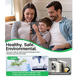 Aulofe Strong Magnetic for iPhone 15 Pro Max Case, [Compatible with MagSafe] [Military-Grade Drop Tested] Shockproof Protective Slim Translucent Matte Cover for iPhone 15 Pro Max Phone Case, Black