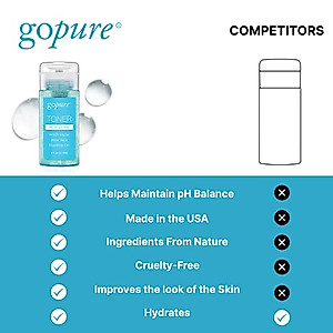 goPure Hydrating Facial Toner - Plump and Nourish The Look of Skin, 4 fl. oz.