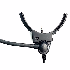 Crystal Mic Pro Lightning with TSOd Intricon Microphone. Compatible for Sony WH-1000XM3/4 ANR Headphones. Transforms Your Headphone into an ANR Aviation Headset