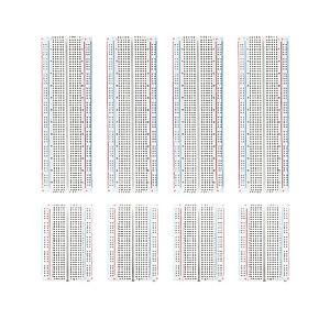 OCESTORE Quality Breadboard Circuit Board 4 PCS 830 Point and 4 PCS 400 Point Solderless Breadboards for Proto Shield Distribution Connecting Blocks