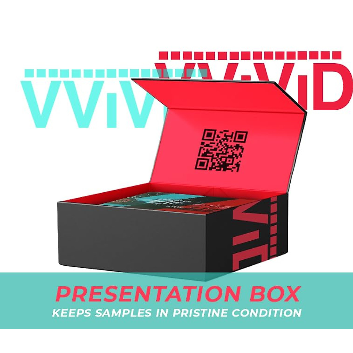 VViViD Vinyl Car Wrap Color Deck Vinyl Sample Book With Presentation Box