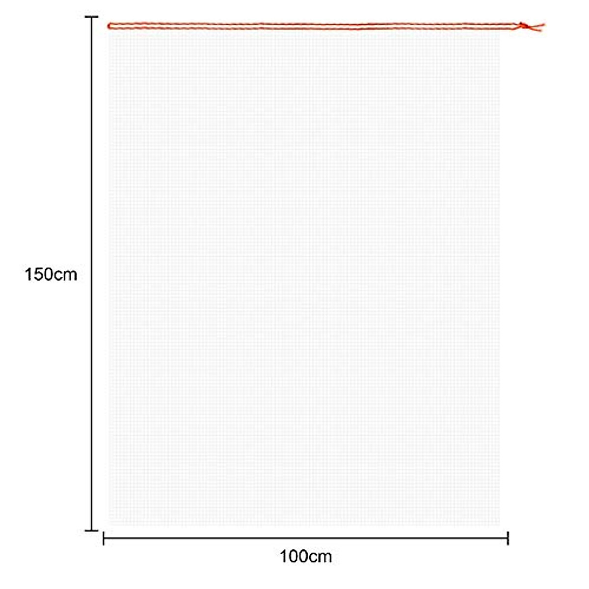 Unves Large 2 Pcs Garden Plant Netting Bird Barrier Mesh Fruit Tree Netting with Drawstring, 3 x 4.5ft Plant Cover Netting Bags Protect Plant Fruits Vegetables Flower from Bird Eating