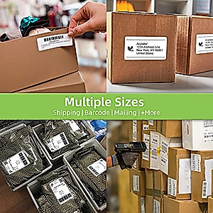 Anylabel Compatible 4" x 6" Direct Thermal Label Replacement for DYMO 1744907 Postage Address Shipping Compatible with Dymo 4XL, Rollo & Zebra Printer Permanent Adhesive (12 Rolls, 220 Labels/Roll)