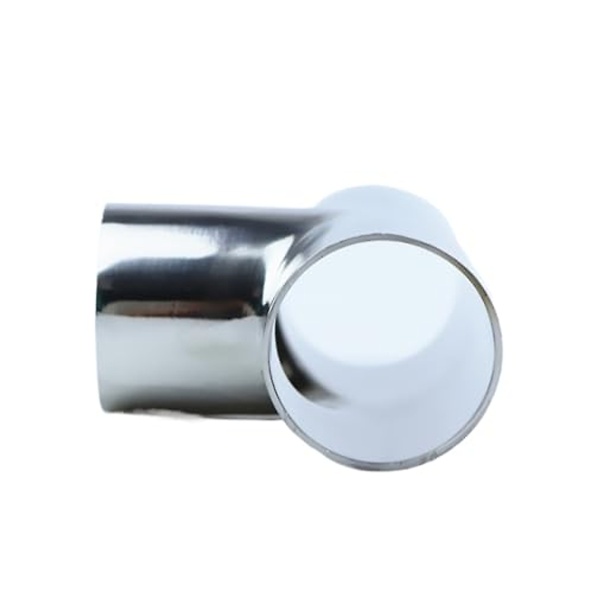 C'EsTBon 16/19/22/25/28/32/38/45/51/63/76/102mm Pipe OD Butt Weld Tee 3 Way Connector Sanitary Pipe Fitting SUS304 Stainless Homebrew Joyous (Size : 51mm Pipe OD)